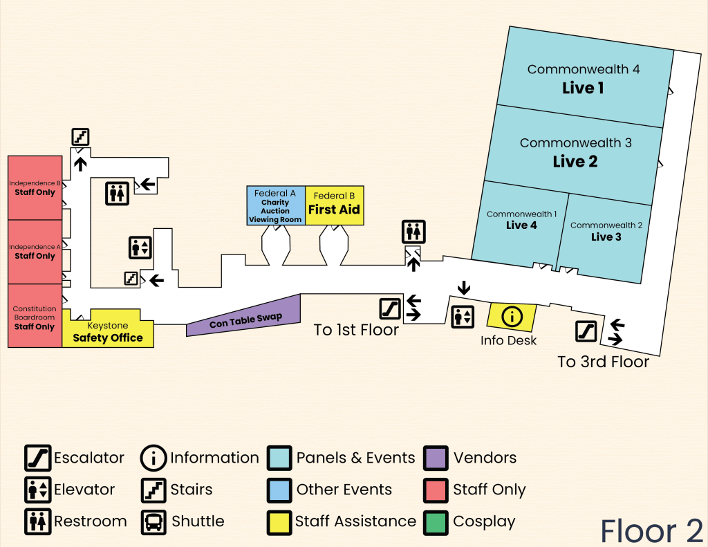 Convention Maps – Zenkaikon
