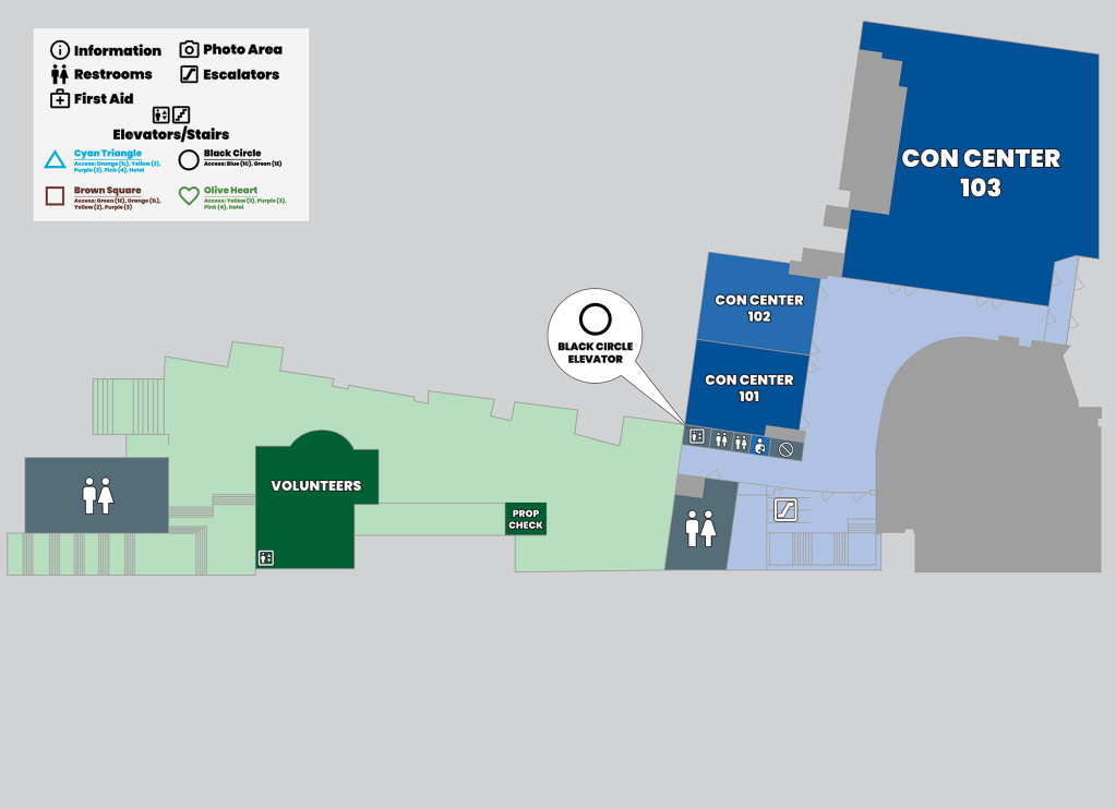 Convention Maps – Zenkaikon